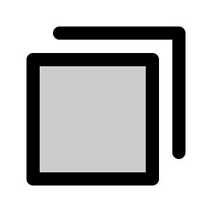 Copy-simple icon. Free download transparent .PNG | Creazilla