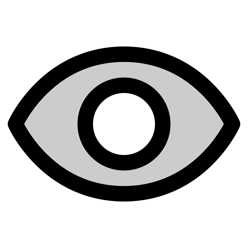 Eye icon. Free download transparent .PNG | Creazilla