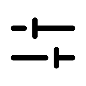 Faders-horizontal icon. Free download transparent .PNG | Creazilla