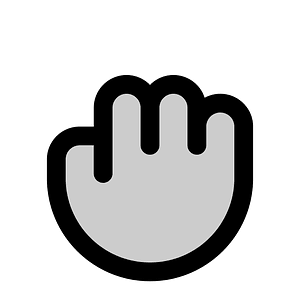 Hand-grabbing icon. Free download transparent .PNG | Creazilla