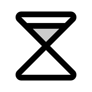 Hourglass-simple-high icon. Free download transparent .PNG | Creazilla