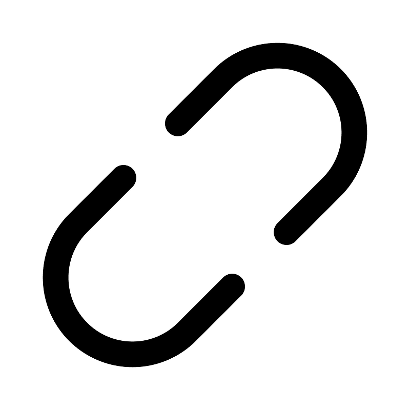 Link-simple-break icon. Free download transparent .PNG | Creazilla