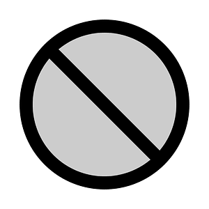 Prohibit icon. Free download transparent .PNG | Creazilla