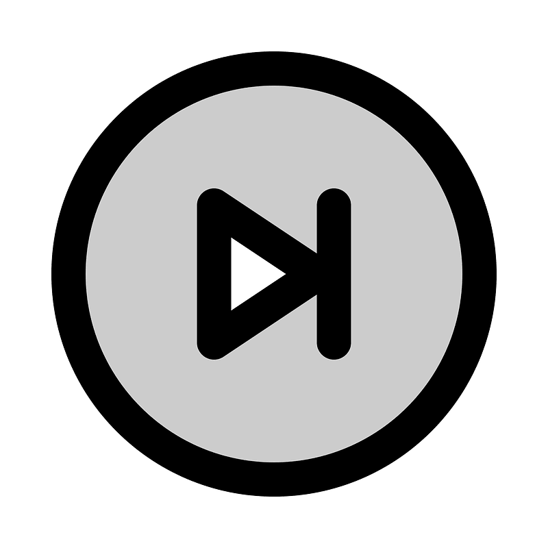 Skip-forward-circle - Free vector icons on creazilla.com
