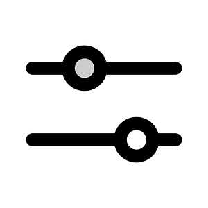 Sliders-horizontal icon. Free download transparent .PNG | Creazilla