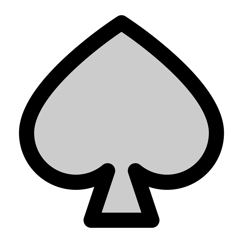 Spade icon. Free download transparent .PNG | Creazilla