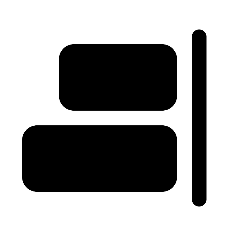 Align-right - Free vector icons on creazilla.com