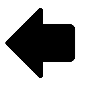 Arrow-fat-left icon. Free download transparent .PNG | Creazilla