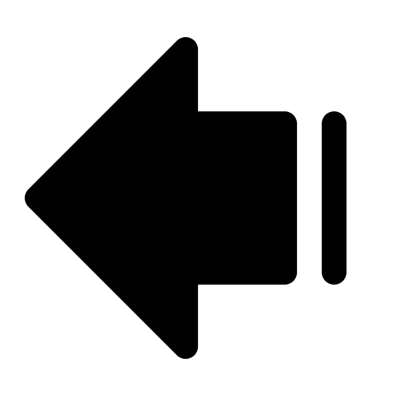 Arrow-fat-line-left icon. Free download transparent .PNG | Creazilla