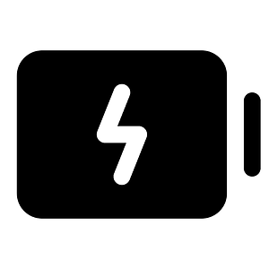 Battery-charging icon. Free download transparent .PNG | Creazilla