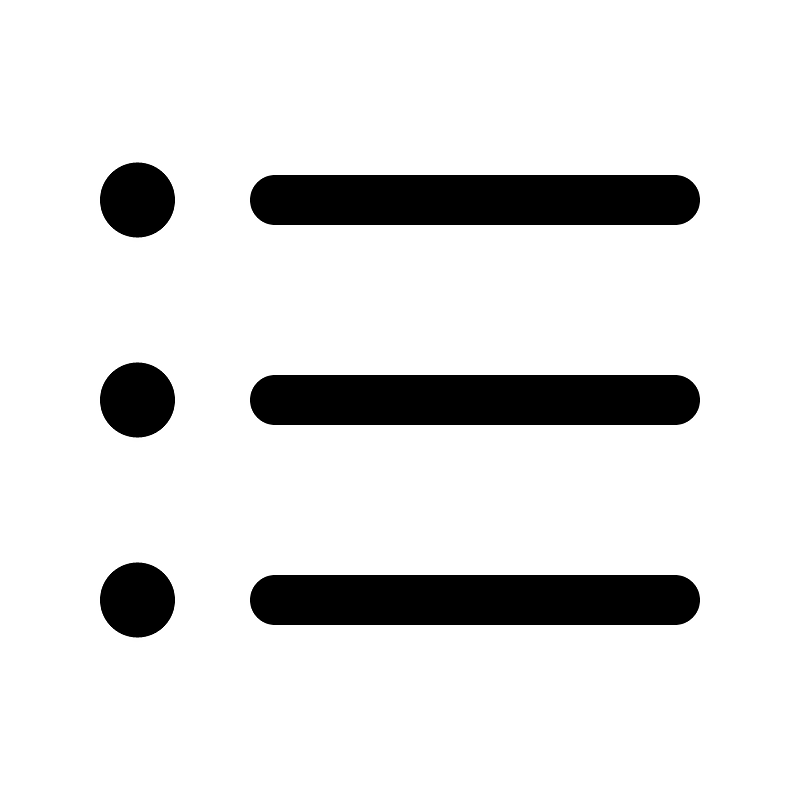 List-bullets - Free vector icons on creazilla.com