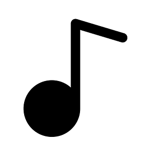 Music-note-simple icon. Free download transparent .PNG | Creazilla