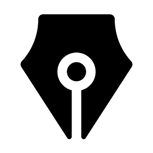 Pen-nib icon. Free download transparent .PNG | Creazilla