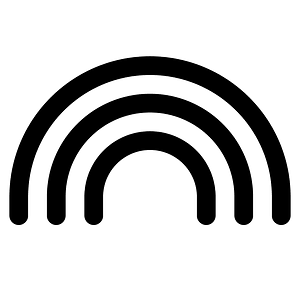 Rainbow icon. Free download transparent .PNG | Creazilla