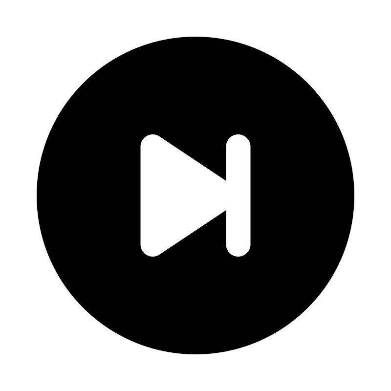 Skip-forward-circle icon. Free download transparent .PNG | Creazilla