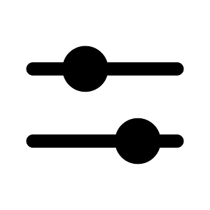 Sliders-horizontal icon. Free download transparent .PNG | Creazilla