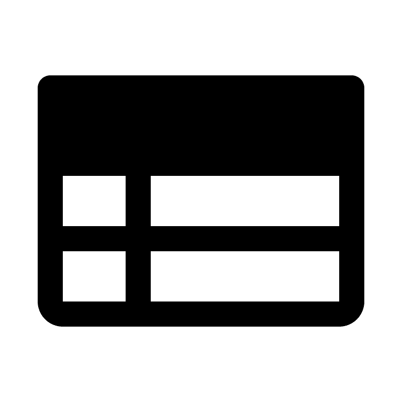 Table icon. Free download transparent .PNG | Creazilla