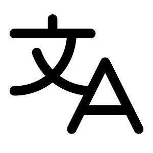 Translate icon. Free download transparent .PNG | Creazilla