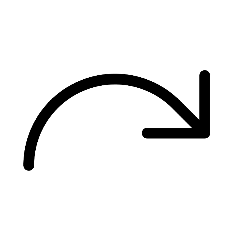 Arcing Arrow Clipart Transparent Png Hd Set Black Arc - vrogue.co