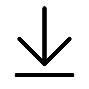 Arrow-down icon. Free download transparent .PNG | Creazilla