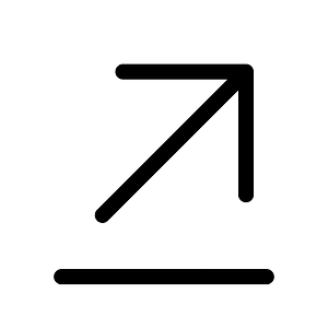 Arrow-line-up-right icon. Free download transparent .PNG | Creazilla