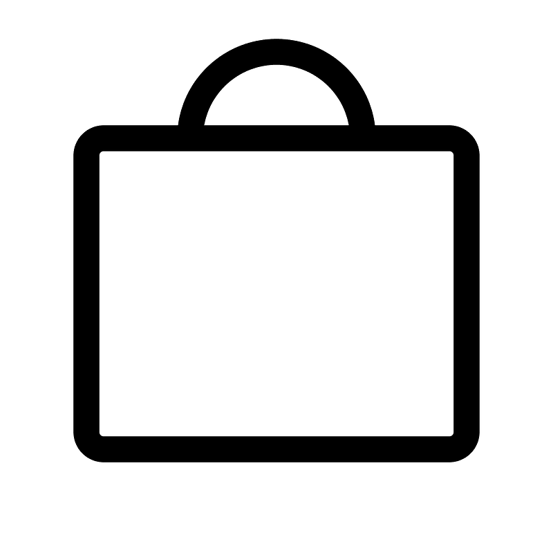 Bag icon. Free download transparent .PNG | Creazilla