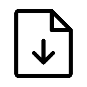 File-arrow-down icon. Free download transparent .PNG | Creazilla