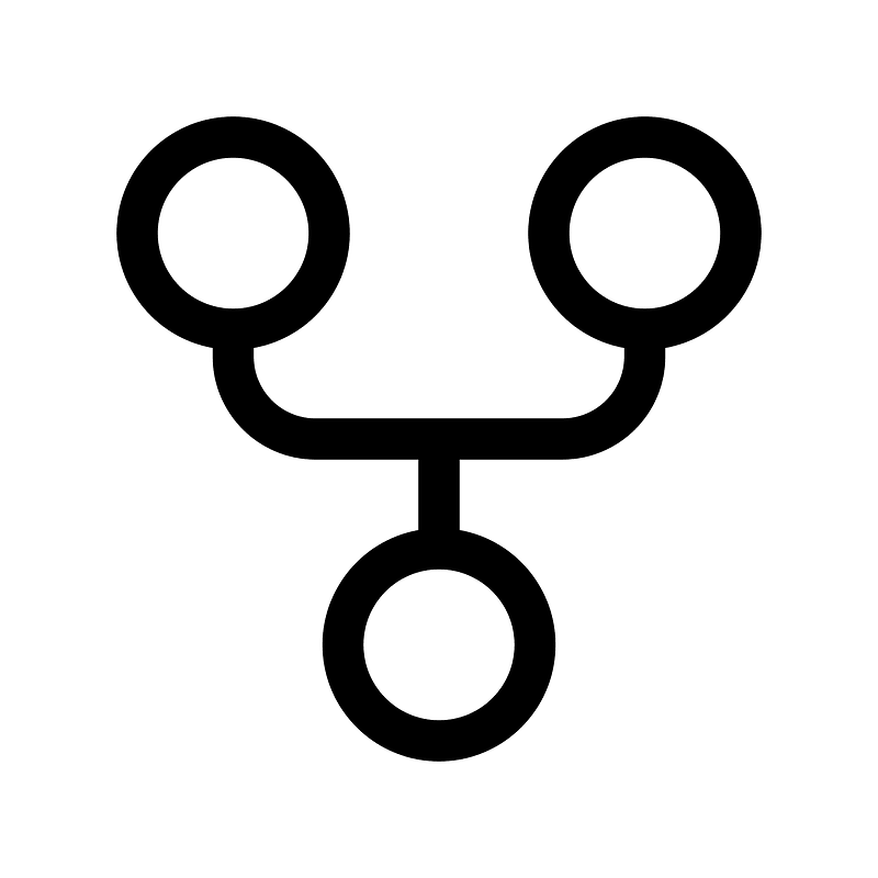 Git-fork icon. Free download transparent .PNG | Creazilla