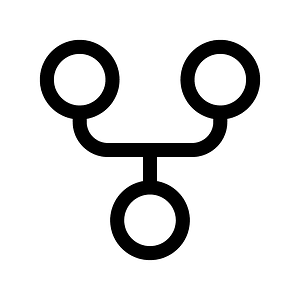 Git-fork icon. Free download transparent .PNG | Creazilla