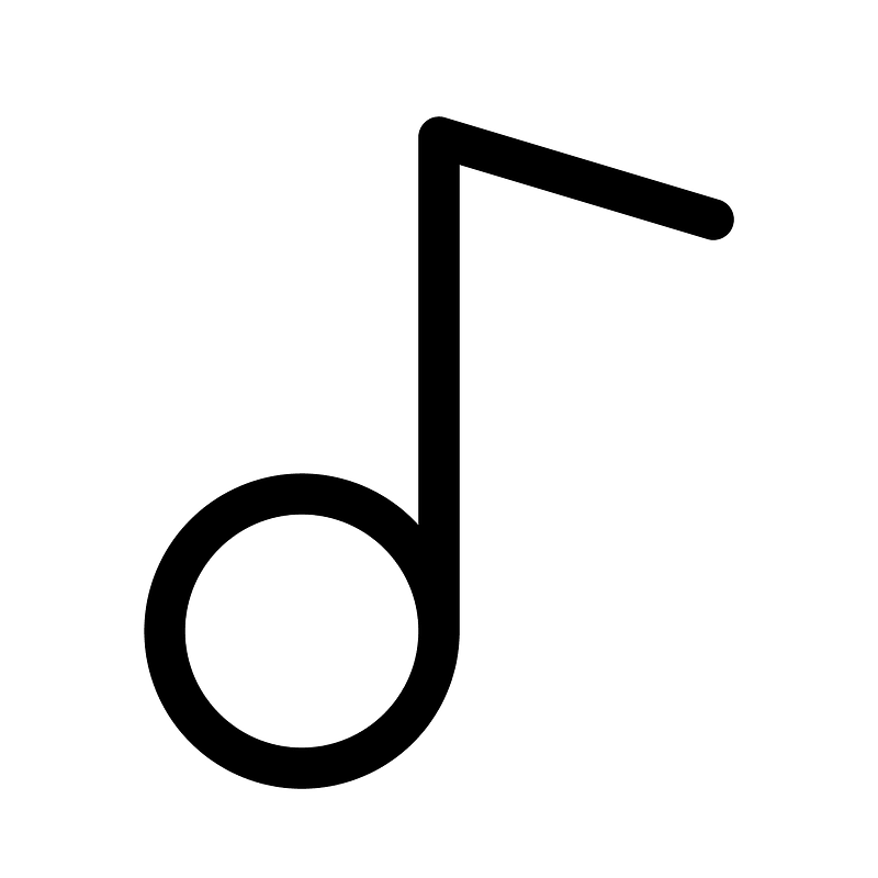 Music-note-simple icon. Free download transparent .PNG | Creazilla