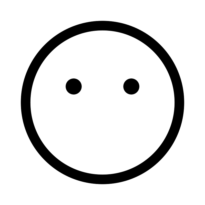 Smiley-blank icon. Free download transparent .PNG | Creazilla