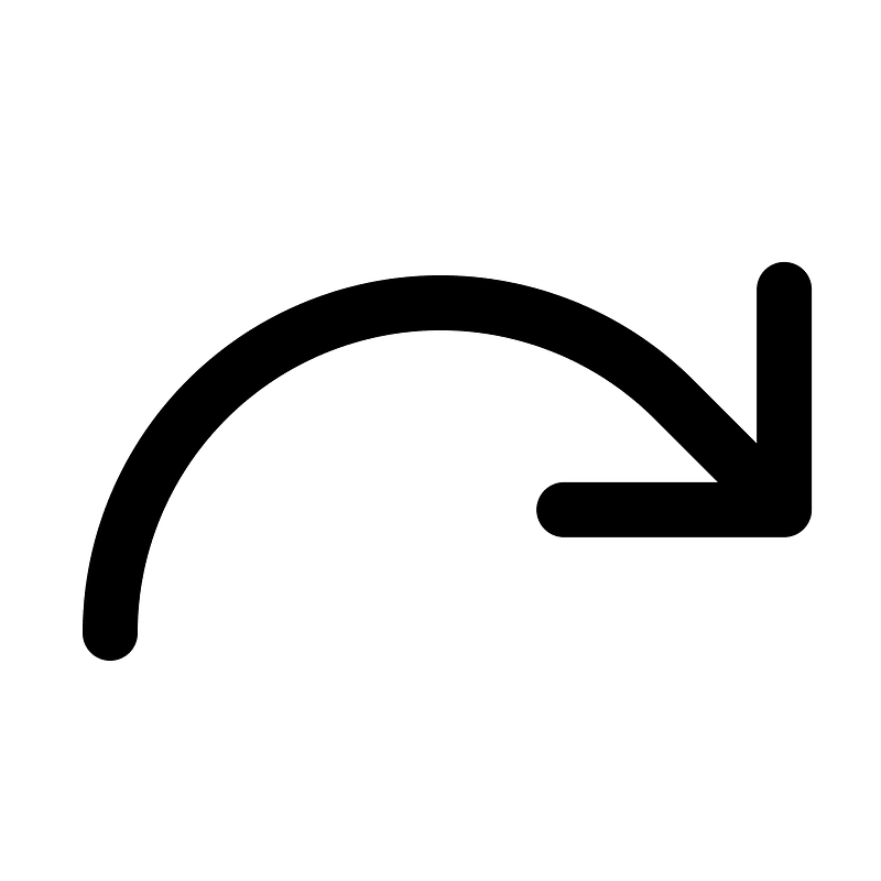 Arrow-arc-right icon. Free download transparent .PNG | Creazilla