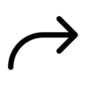 Arrow-bend-up-right icon. Free download transparent .PNG | Creazilla