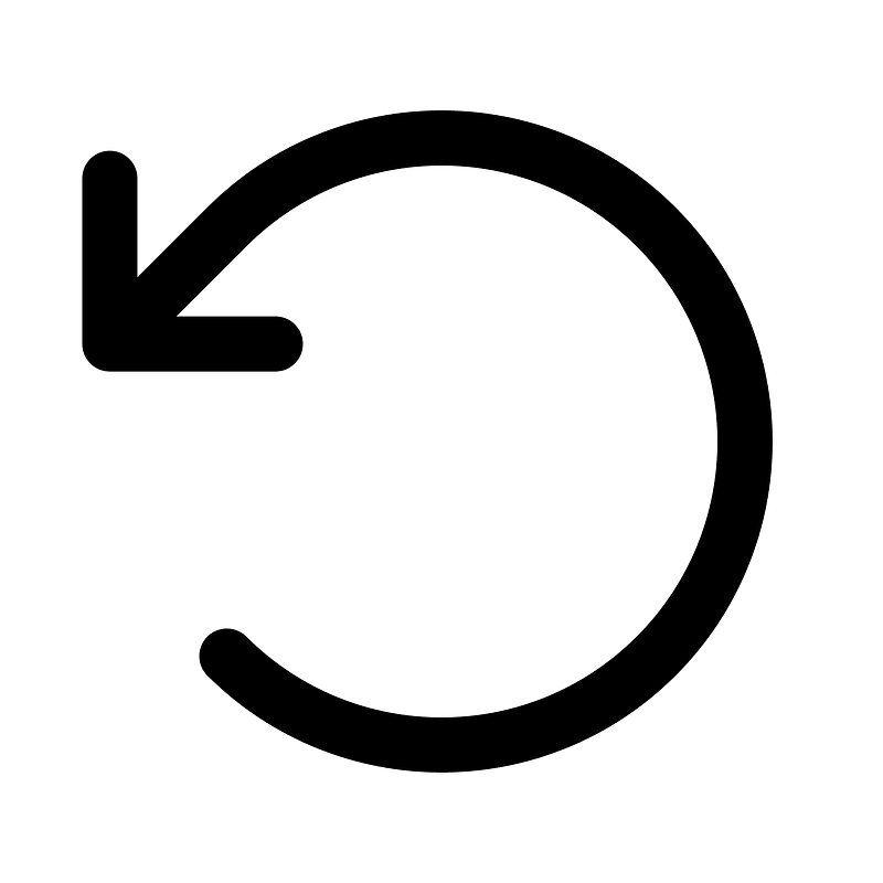 Arrow-counter-clockwise - Free vector icons on creazilla.com