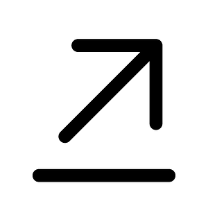 Arrow-line-up-right icon. Free download transparent .PNG | Creazilla