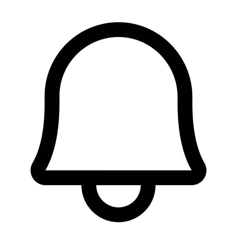 Bell icon. Free download transparent .PNG | Creazilla