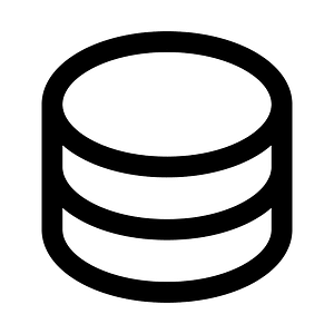 Database icon. Free download transparent .PNG | Creazilla