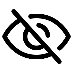 Eye-slash - Free vector icons on creazilla.com