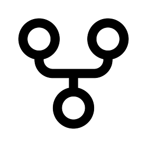 Git-fork icon. Free download transparent .PNG | Creazilla