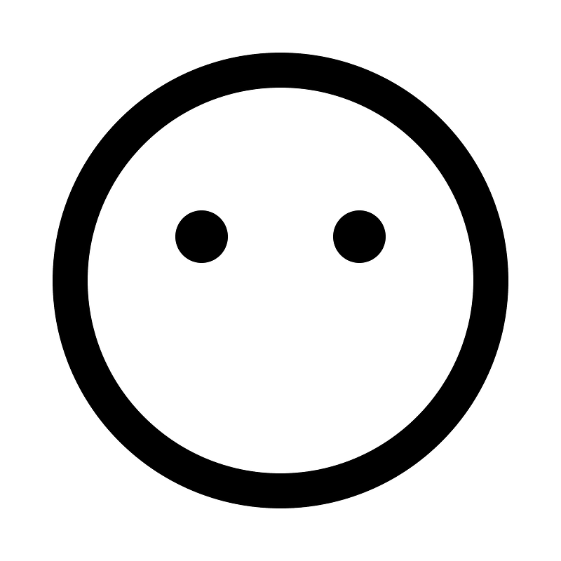 Smiley-blank icon. Free download transparent .PNG | Creazilla