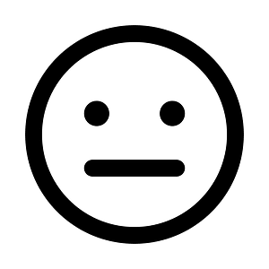 Smiley-meh icon. Free download transparent .PNG | Creazilla