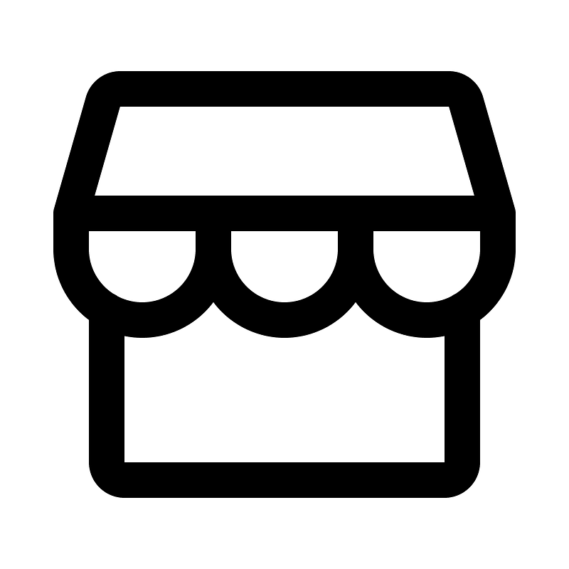 Storefront icon. Free download transparent .PNG | Creazilla