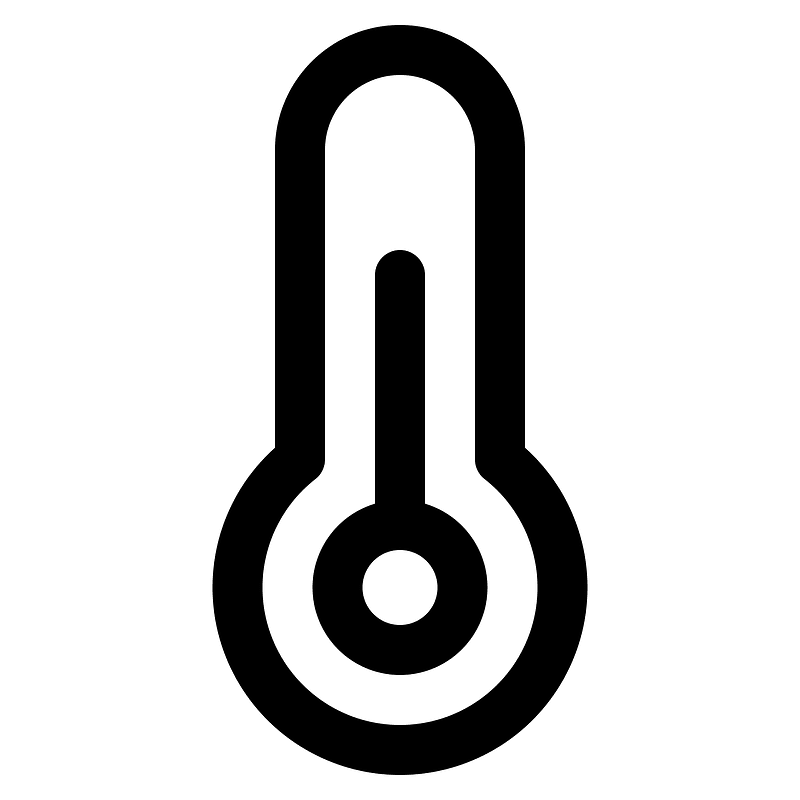 Thermometer-simple icon. Free download transparent .PNG | Creazilla