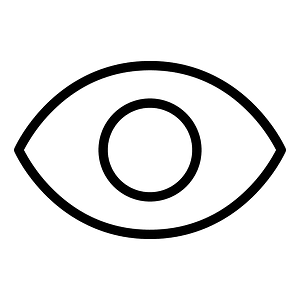 Eye icon. Free download transparent .PNG | Creazilla