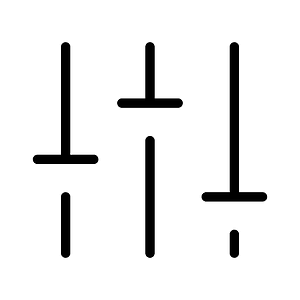 Faders icon. Free download transparent .PNG | Creazilla