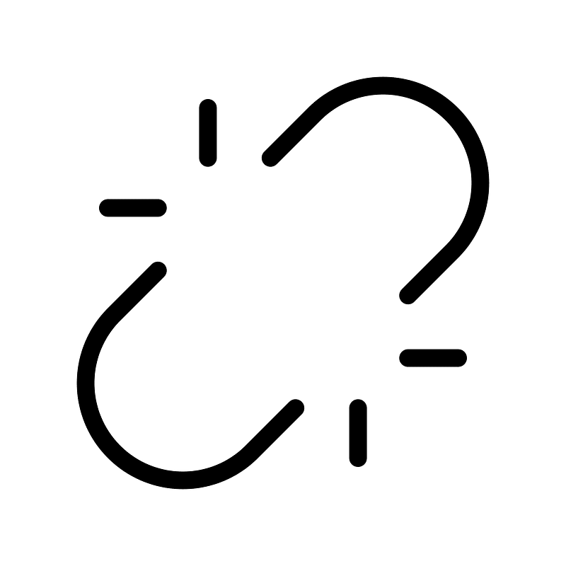 Link-break icon. Free download transparent .PNG | Creazilla