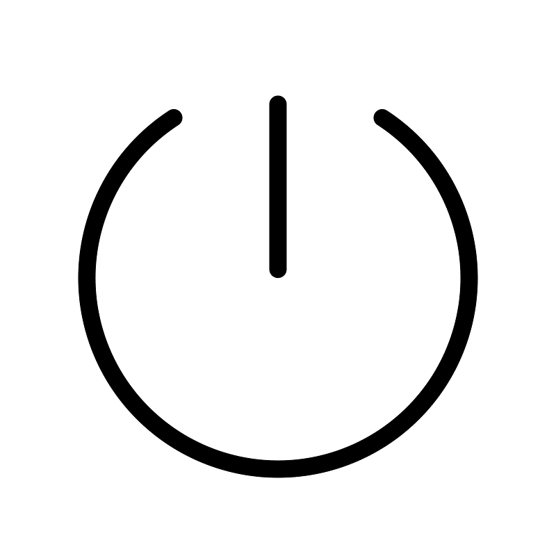 Power icon. Free download transparent .PNG | Creazilla