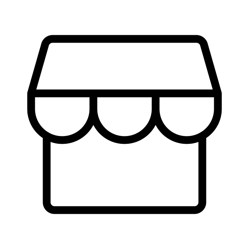 Storefront icon. Free download transparent .PNG | Creazilla