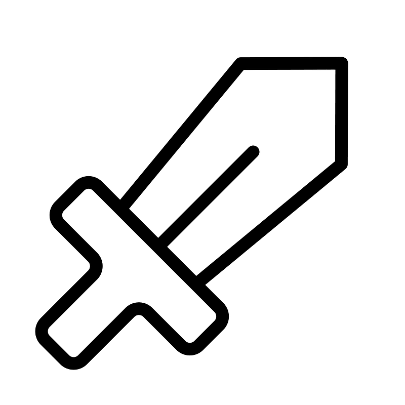 Sword icon. Free download transparent .PNG | Creazilla