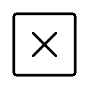 X-square icon. Free download transparent .PNG | Creazilla